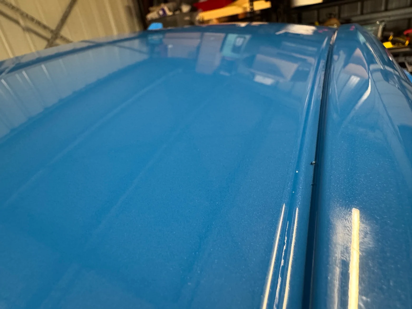 Roof channel paint defect and grille plastic bubbling | Mustang7G ...