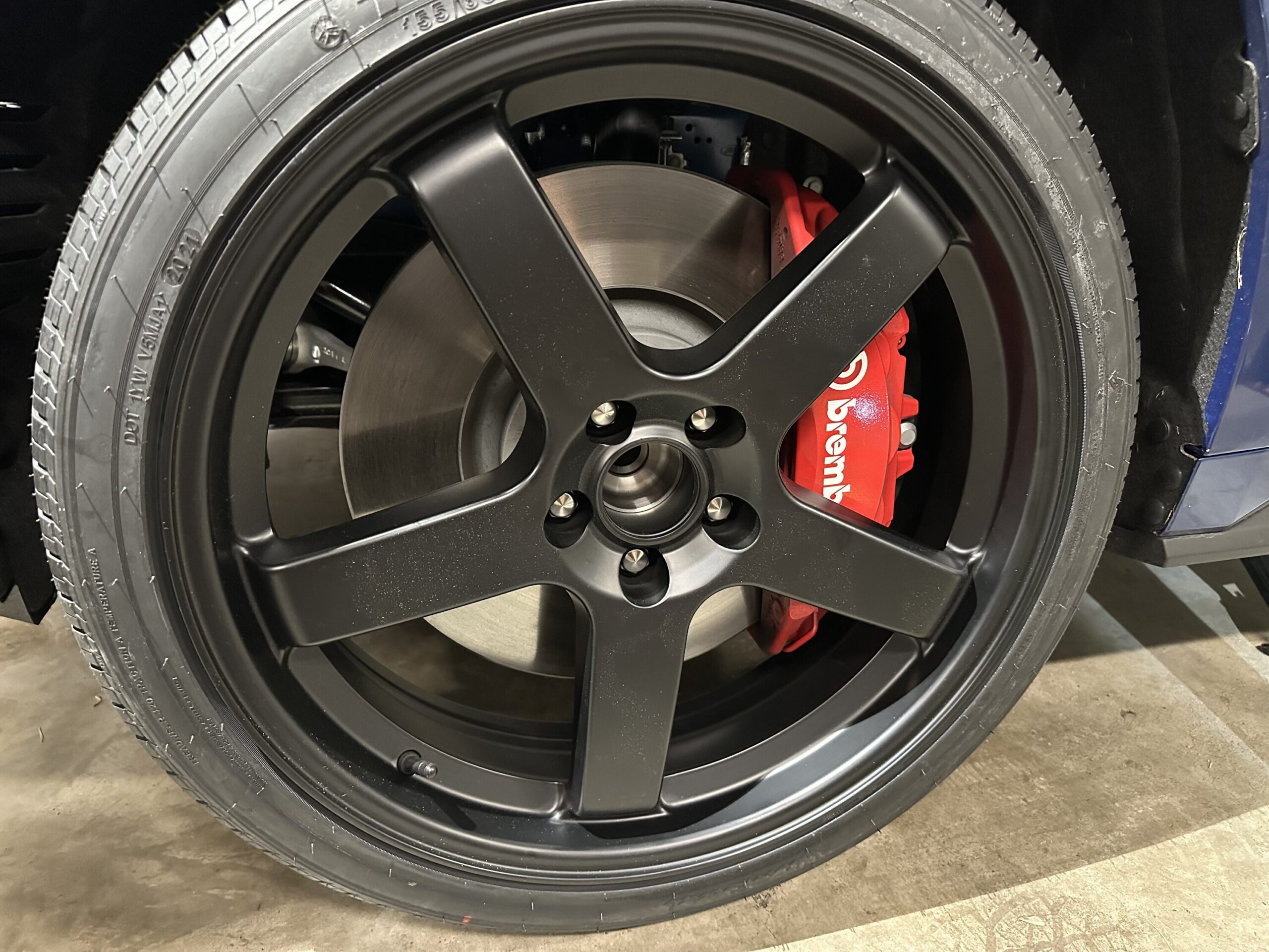 Spare tire option for Performance Pack or standalone Brembo BBK kit tested Mustang7G 2024 S650 Mustang Forum Dark Horse GT EcoBoost GT500 GT350 Mach 1