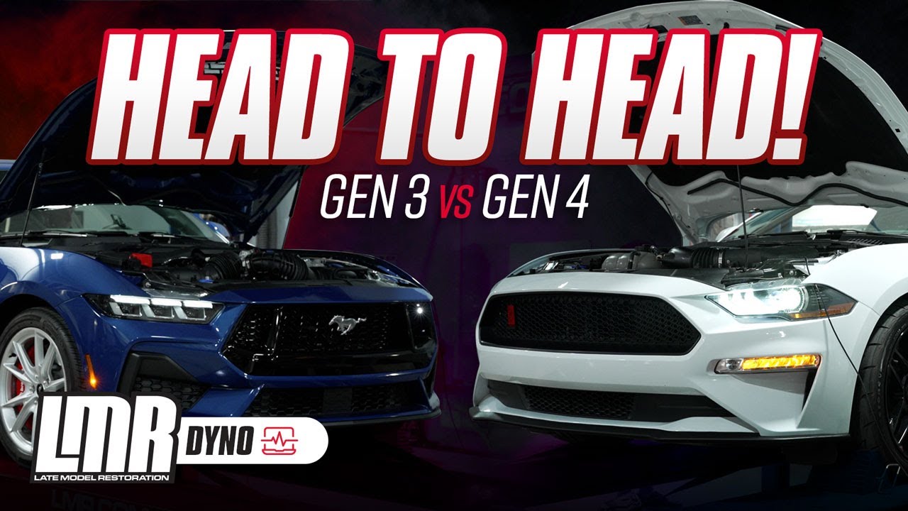 LMR's dyno comparison of the Gen 3 vs Gen 4 Coyote, plus car weights ...