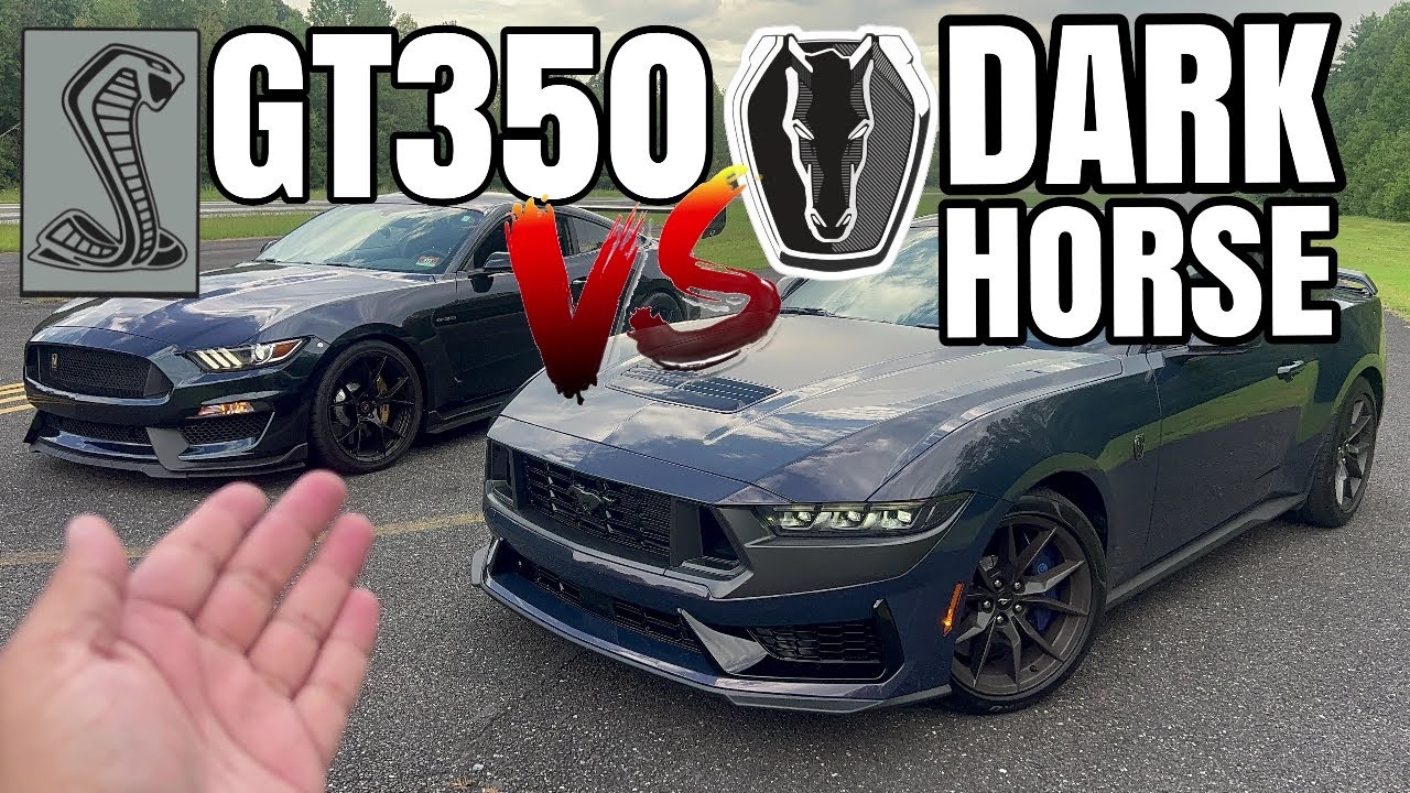 Dark Horse vs GT350 Mustang roll races | Mustang7G - 2024+ S650 Mustang ...