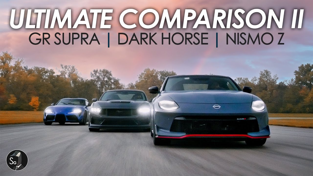 Dark Horse Mustang vs. Nismo Z & Supra -- comparison review by ...
