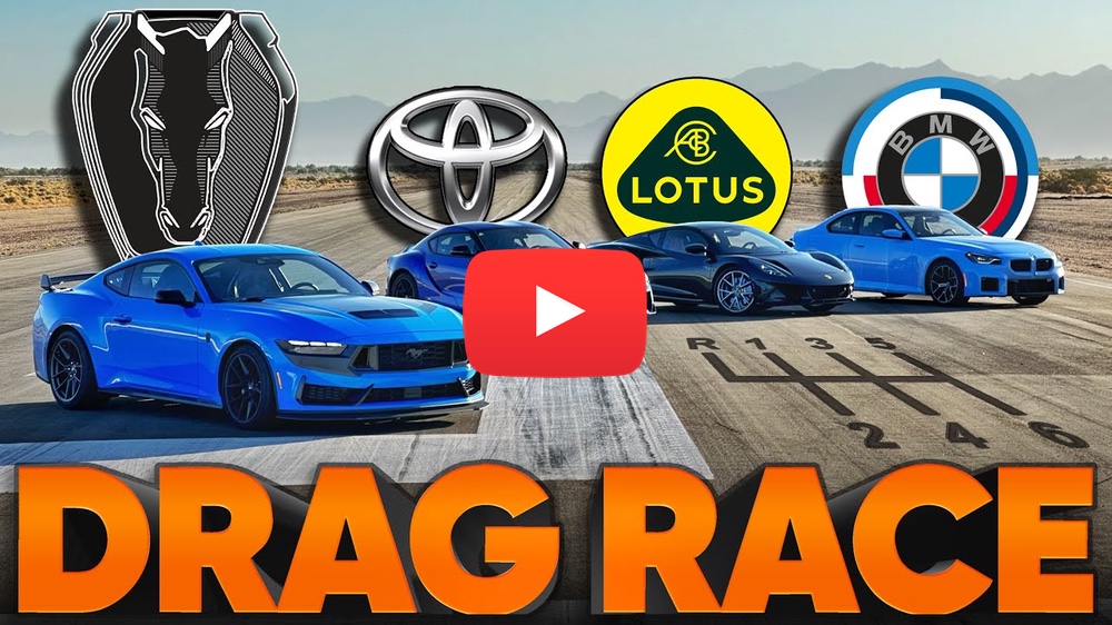 Drag Race: Dark Horse vs Lotus Emira, M2, Supra, Camaro, Challenger ...