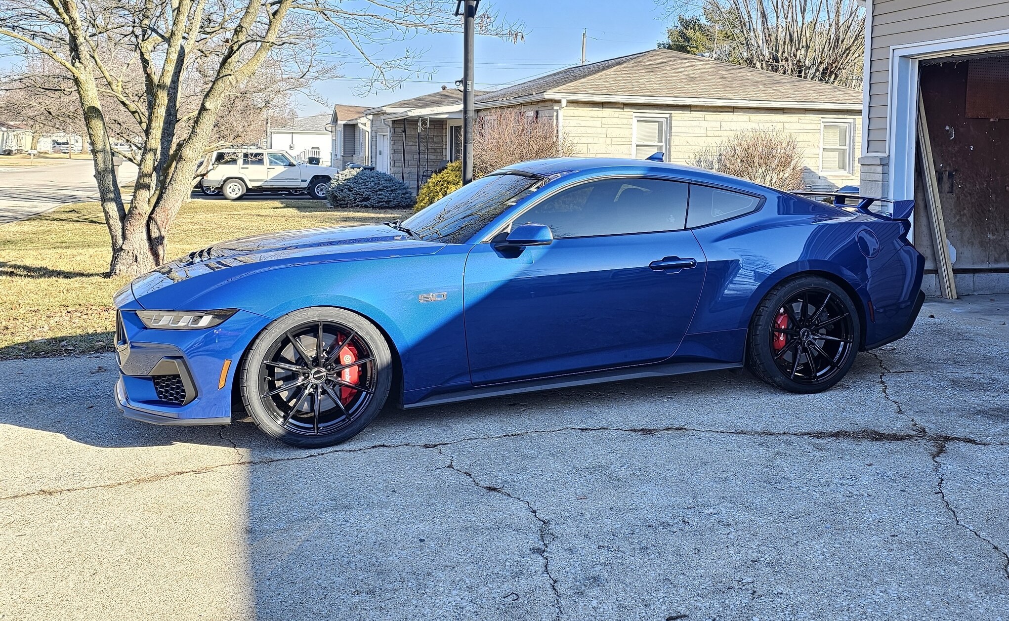 Springs and wheels done finally! Steeda lowering springs + Velgen VF10 ...