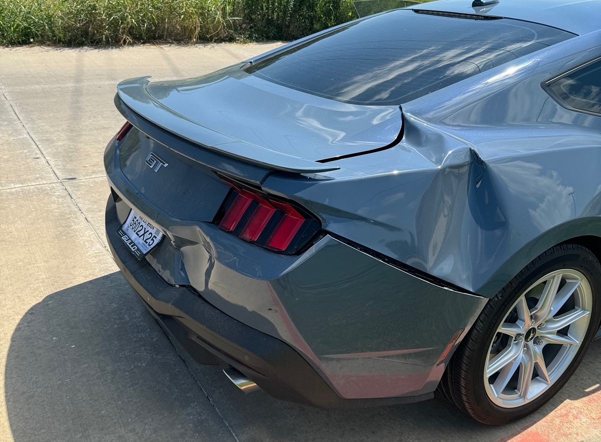 Rear ended. Frame damage possible | Mustang7G - 2024+ S650 Mustang ...