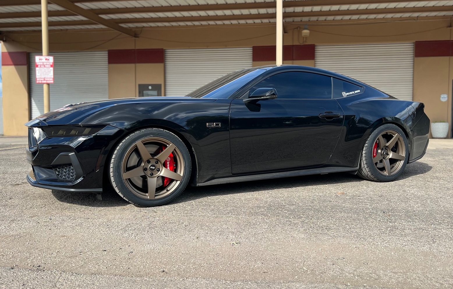 Bronze SVE R355 wheels + 305/35 rear 285/35 front tires installed ...