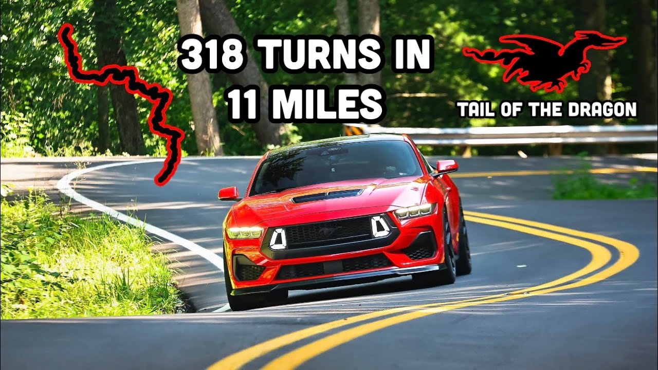 Video: Tail of The Dragon in S650 Mustang -- 318 Turns in 11 Miles ...
