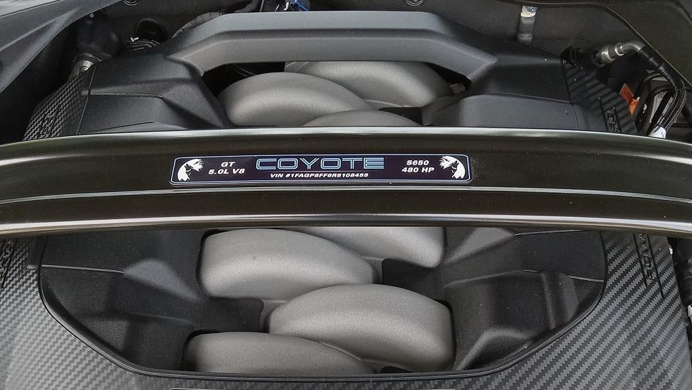 Strut Tower Brace Custom Aluminum ID Plates | Mustang7G - 2024+ S650 ...