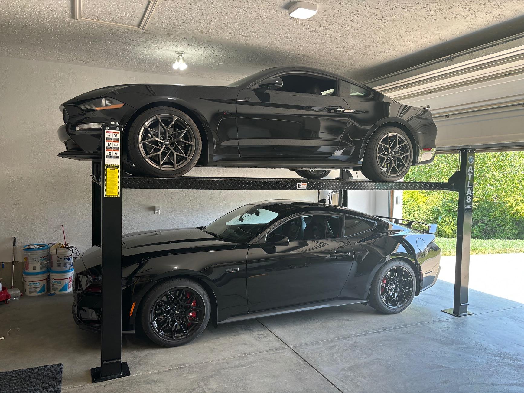Finally got a lift in my garage | Mustang7G - 2024+ S650 Mustang Forum ...