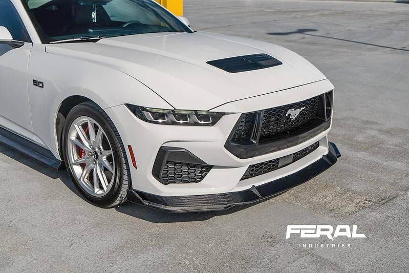 Feral Industries - NEW CARBON FIBER TRACK FRONT SPOILER + SIDESKIRT ...