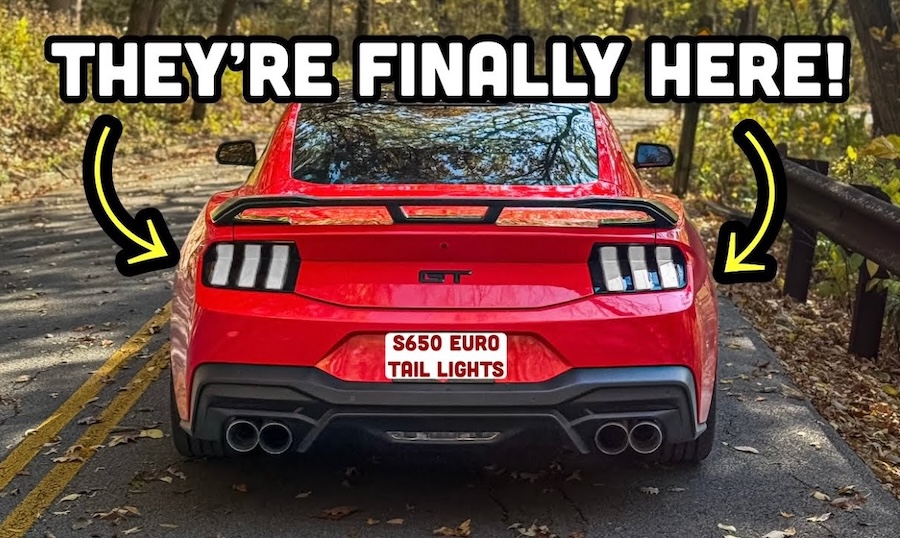 Clear Euro Tail Lights S650 Installation | Mustang7G - 2024+ S650 ...