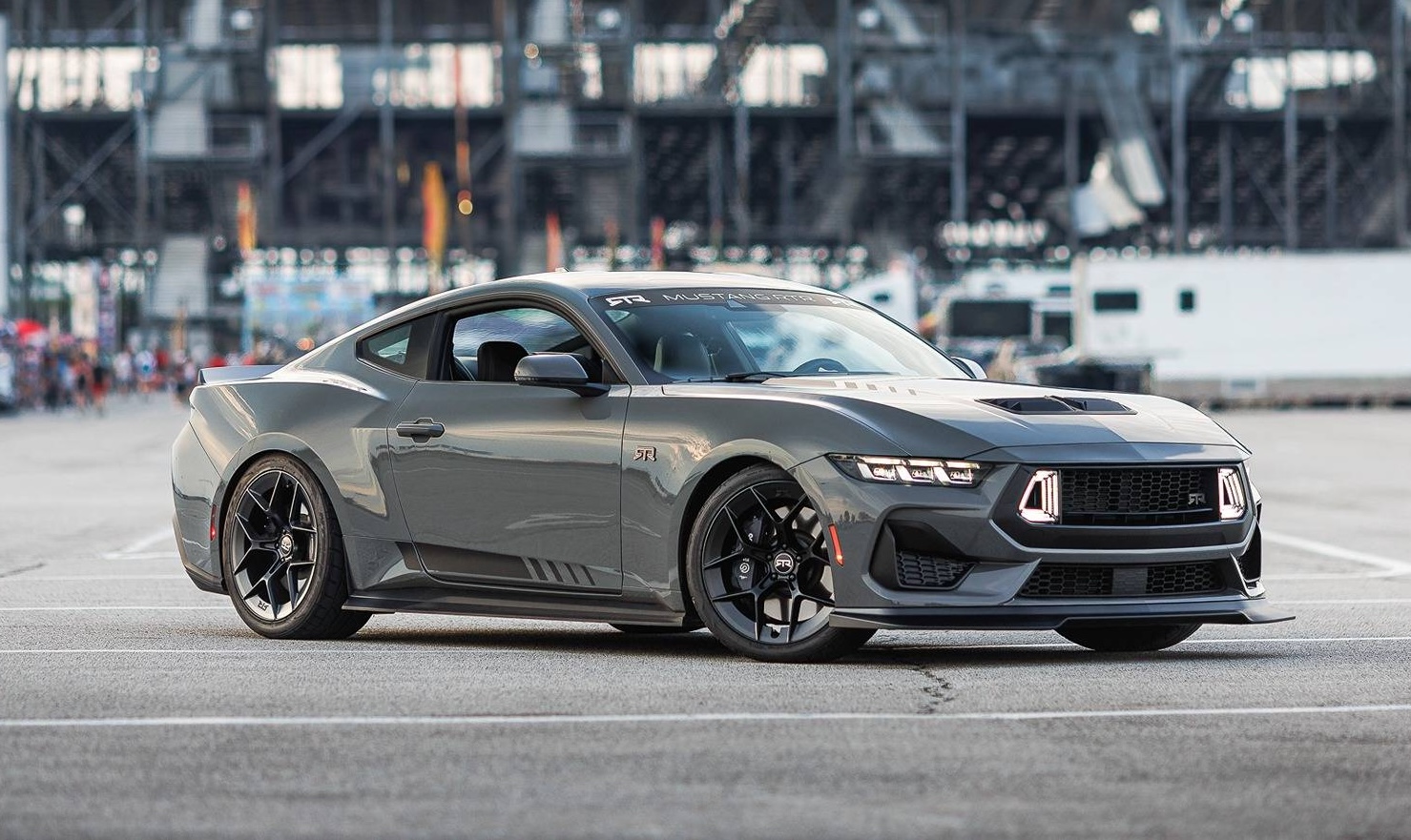 Check out this Leadfoot Gray 2025 Mustang RTR Spec 2 | Mustang7G - 2024 ...