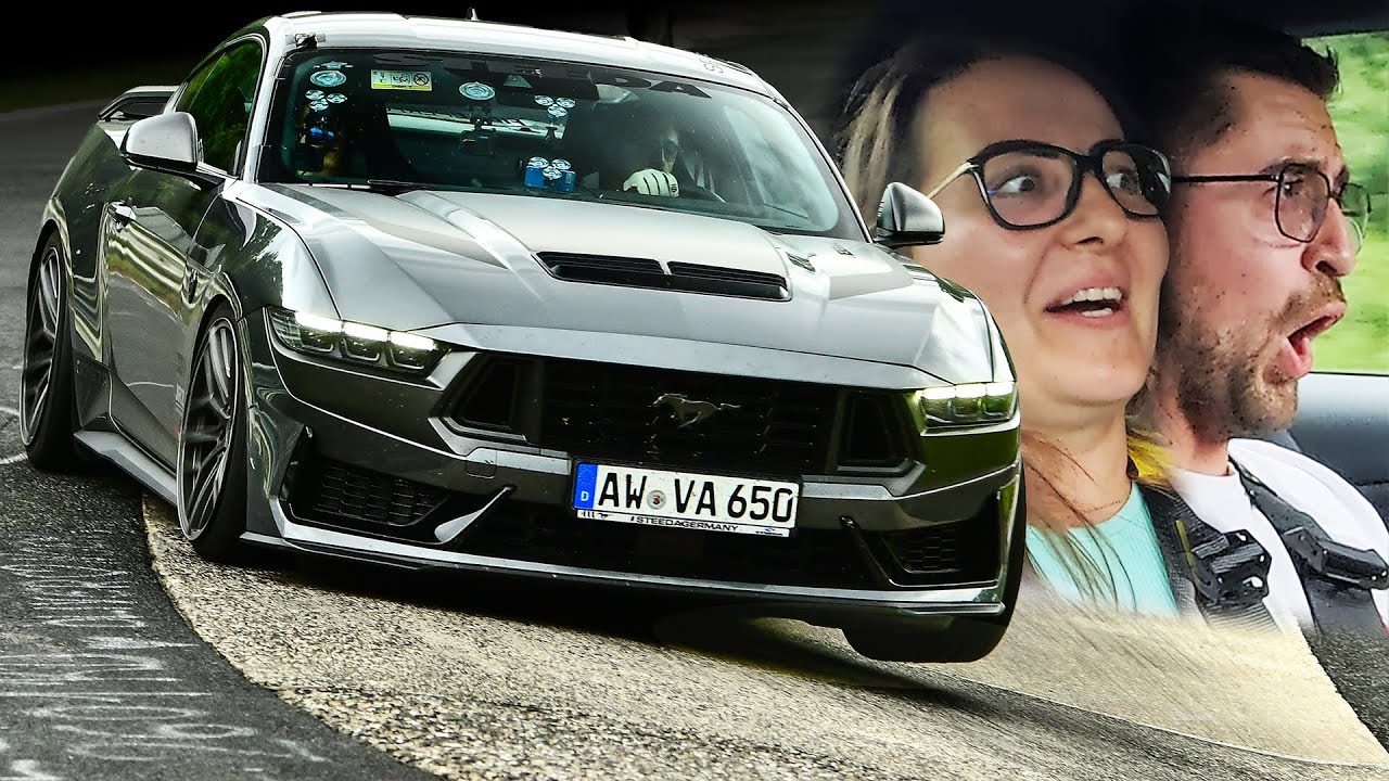 Dark Horse Mustang's crazy lap on the Nurburgring today - driven by ...