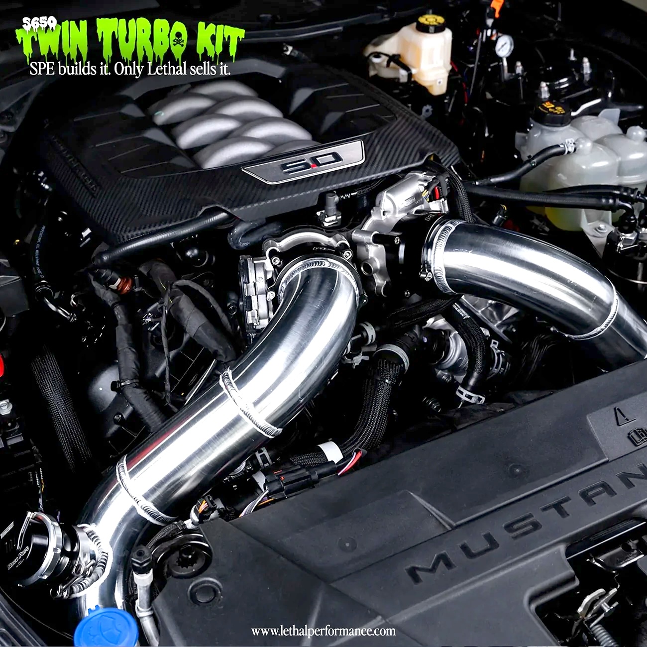 Lethal Performance Exclusive! SPE S650 Twin Turbo Kit! | Mustang7G ...