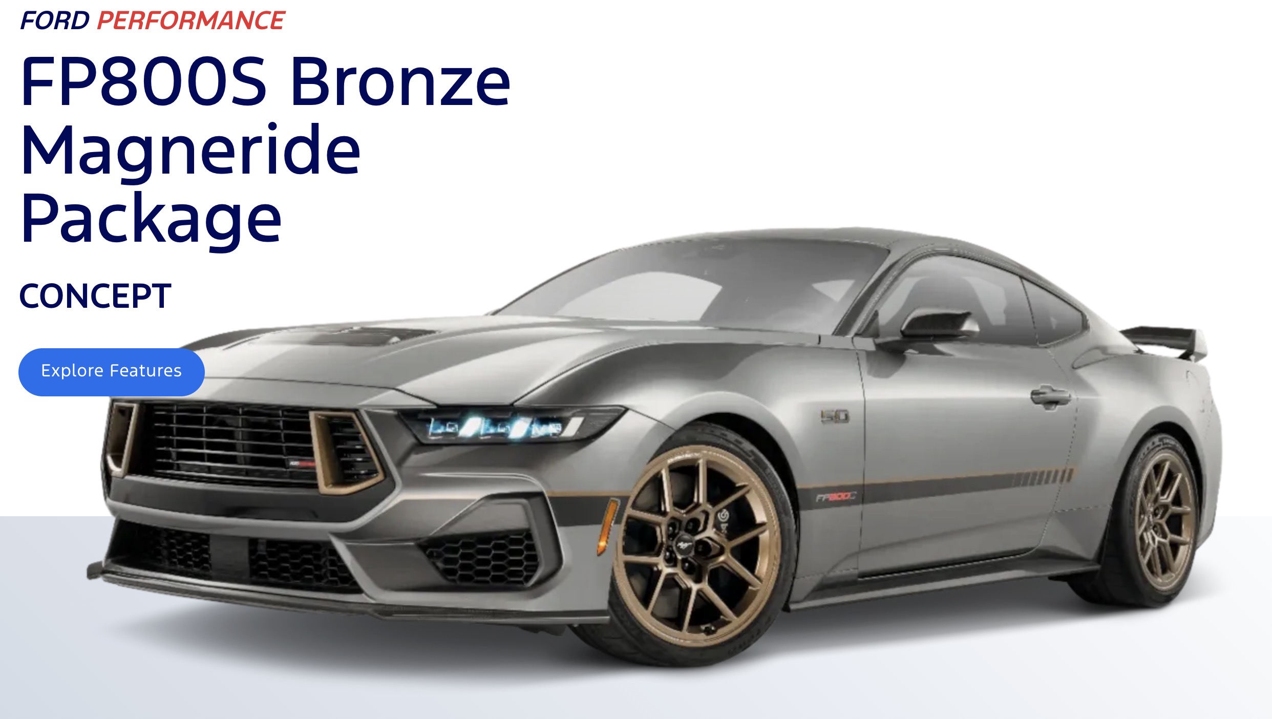 FP800S Bronze Magneride Package Concept S650 Mustang by Ford ...