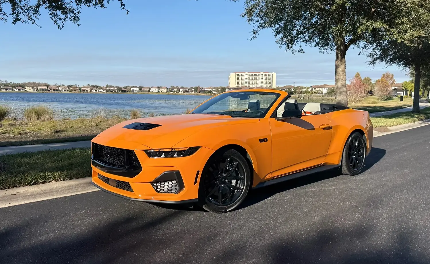 New 2026 Mustang GT Convertible (Orange Fury) owner | Mustang7G - 2024 ...